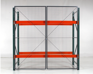 Vestil Steel Double Hinged Rack Gates