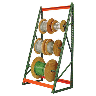 24" x 96" Cable Reel Racks–Heavy-Duty Organization | Material Flow