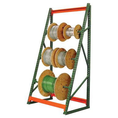 36" x 144" Cable Reel Racks–Heavy-Duty - Material Flow