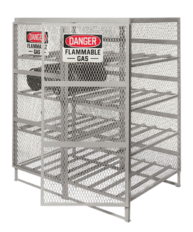 Horizontal Gas Cylinder Storage Cabinet