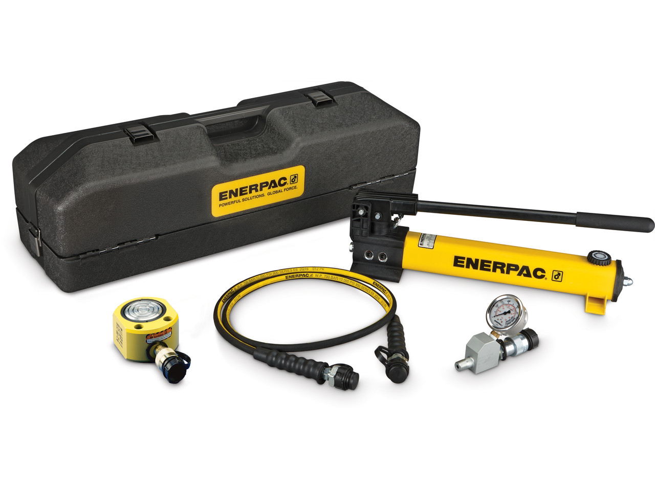Enerpac SRS300TB, 30 Ton, .50 in Stroke, Hydraulic Toolbox, Low Height ...