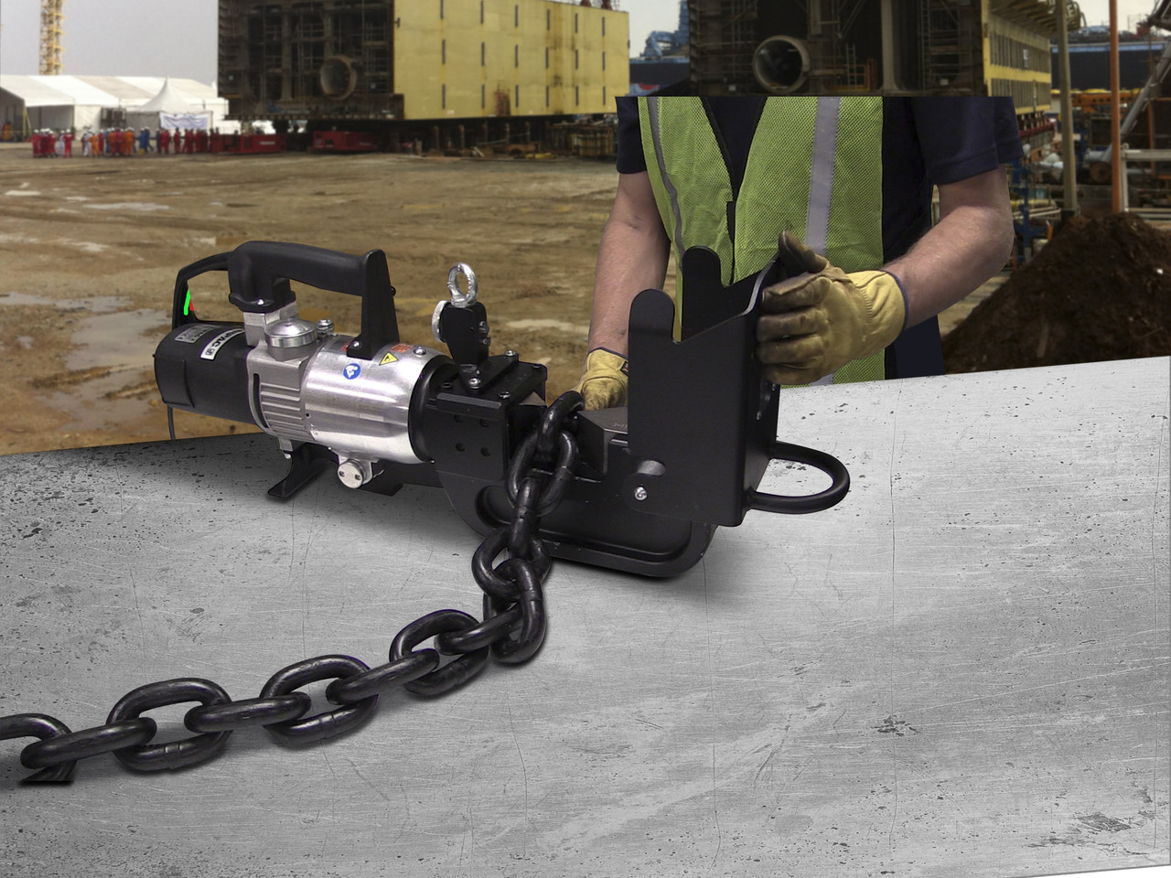 Enerpac ECCE32B, 52.9 Ton Capacity, Electric Chain Cutter, Maximum ...