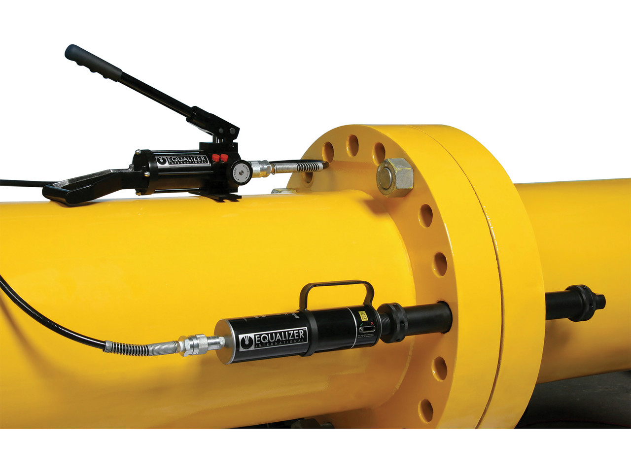Enerpac SG18TESTD, 20.2 ton, Hydraulic Secure-Grip In-Line Flange ...