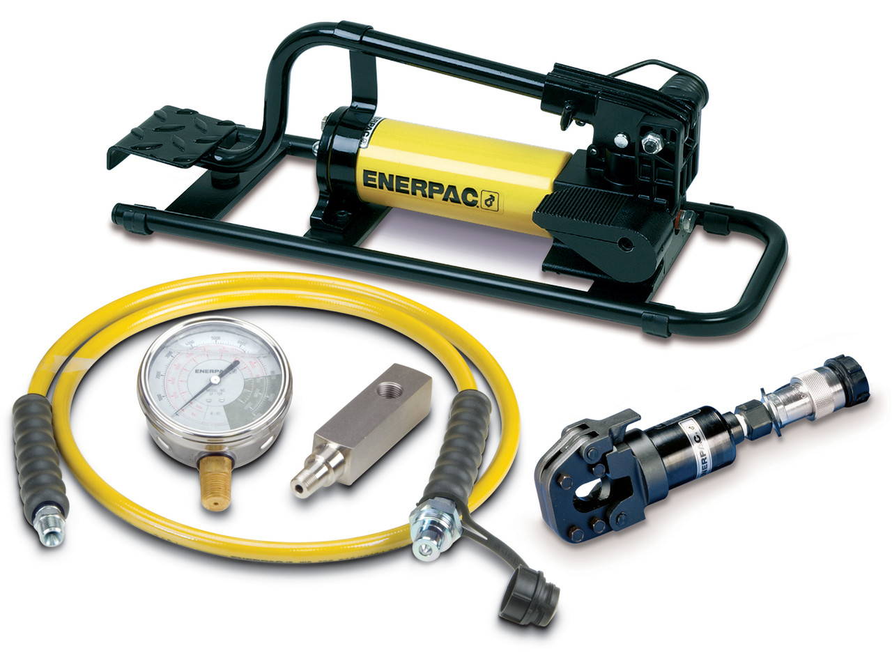 Enerpac STC1250FP, 20 Ton Capacity, Self-Contained Hydraulic Cutter Set ...