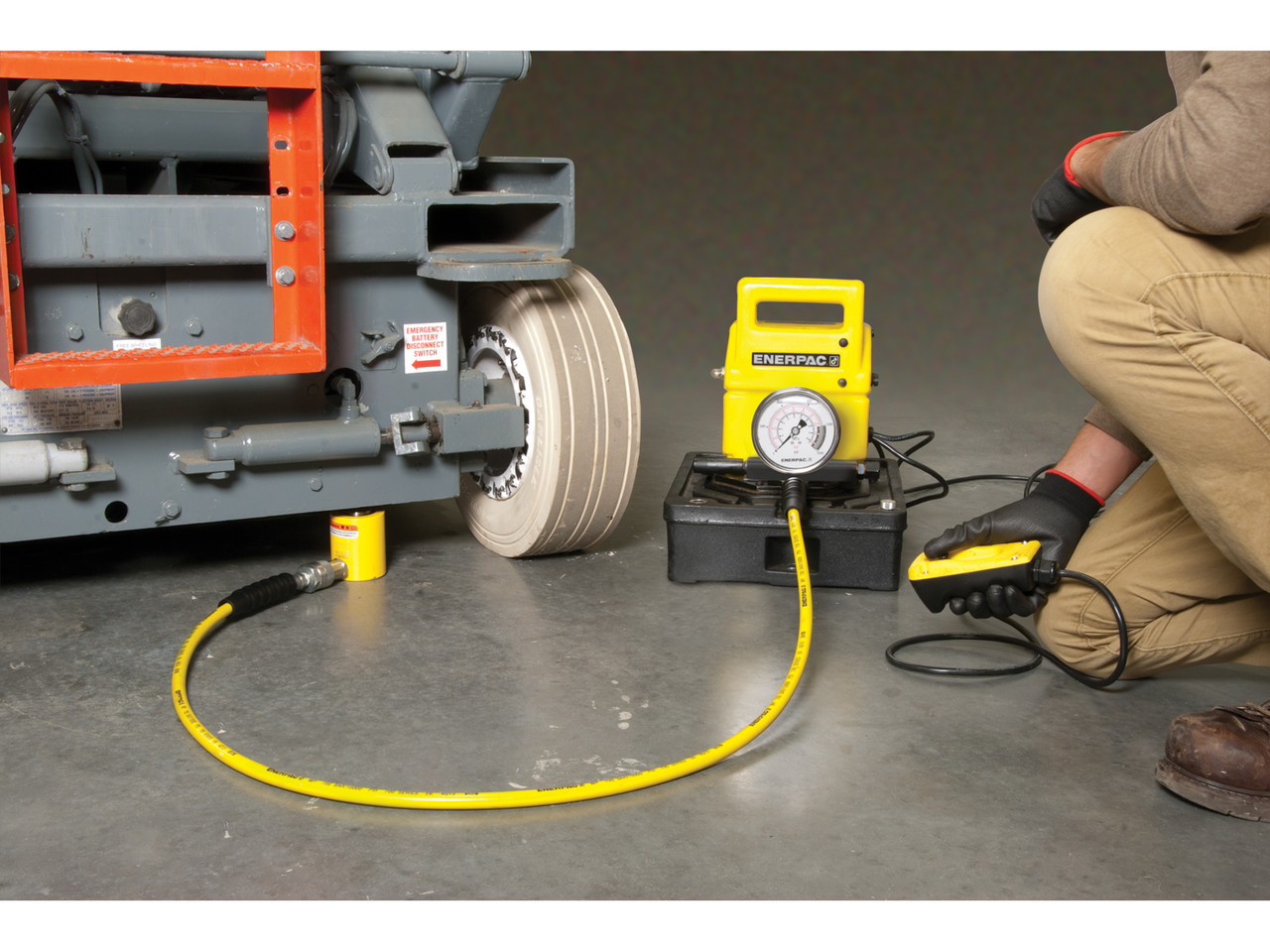 Enerpac PUD1101B, Two Speed, Economy Electric Hydraulic Pump, Dump ...