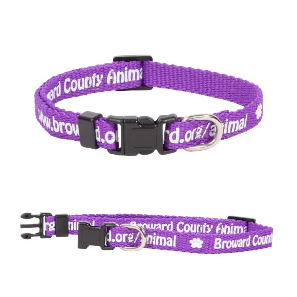 Promotional Pet Collars, Flat Polyester - Small | Pet Promotions - Paws ...