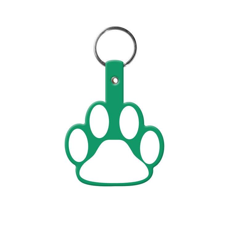 Paw Shaped Flexible Key Tag | Promotional Pet Gifts