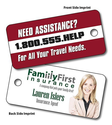 Laminated Promotional Plastic Key Tags | Customized Key Tags