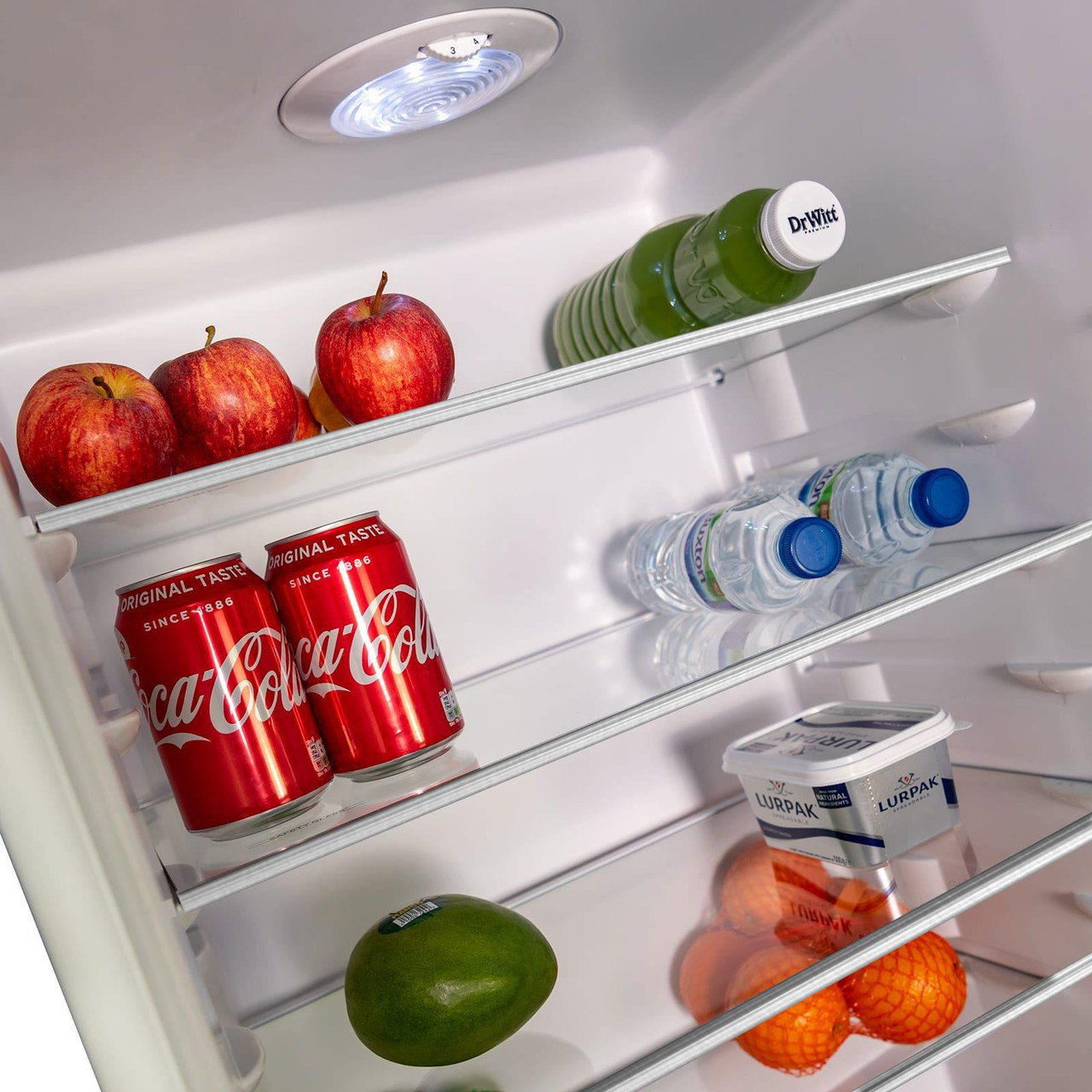 SIA RFF101 70/30 White Integrated Built In Frost Free Fridge Freezer