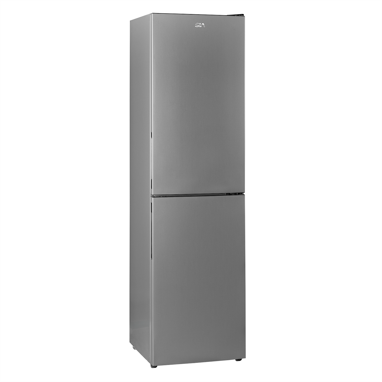 SIA Freestanding Combi Fridge Freezer in Silver, 302L, Energy Class E
