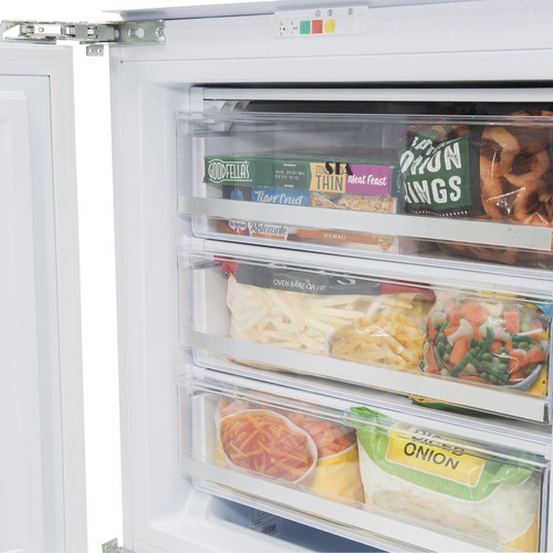 SIA RFU103/E Built In 105L White Integrated Under Counter 3 Drawer Freezer