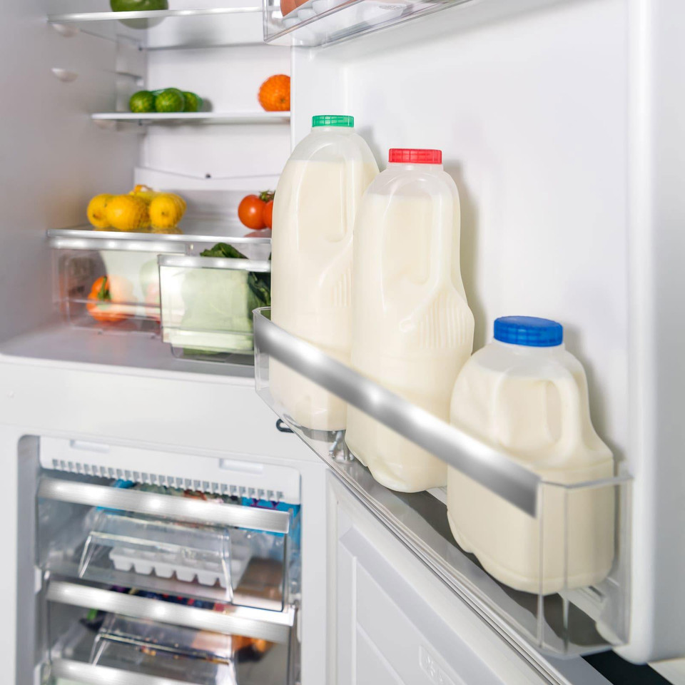 SIA RFF101 70/30 White Integrated Built In Frost Free Fridge Freezer