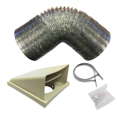 SIA D7 Universal Kitchen Cooker Hood Extractor Fan Ducting Vent Kit ...