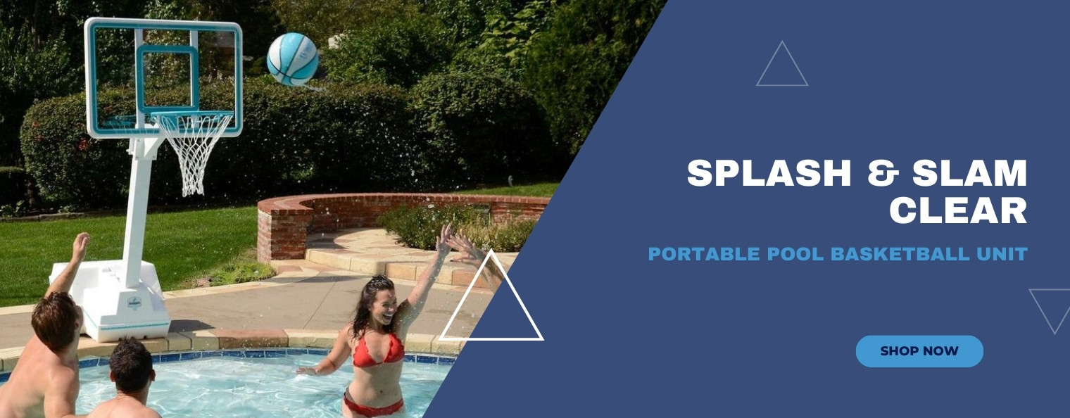 Dunn-Rite Products | Pool Basketball Hoop & Pool Volleyball | Paddleboards