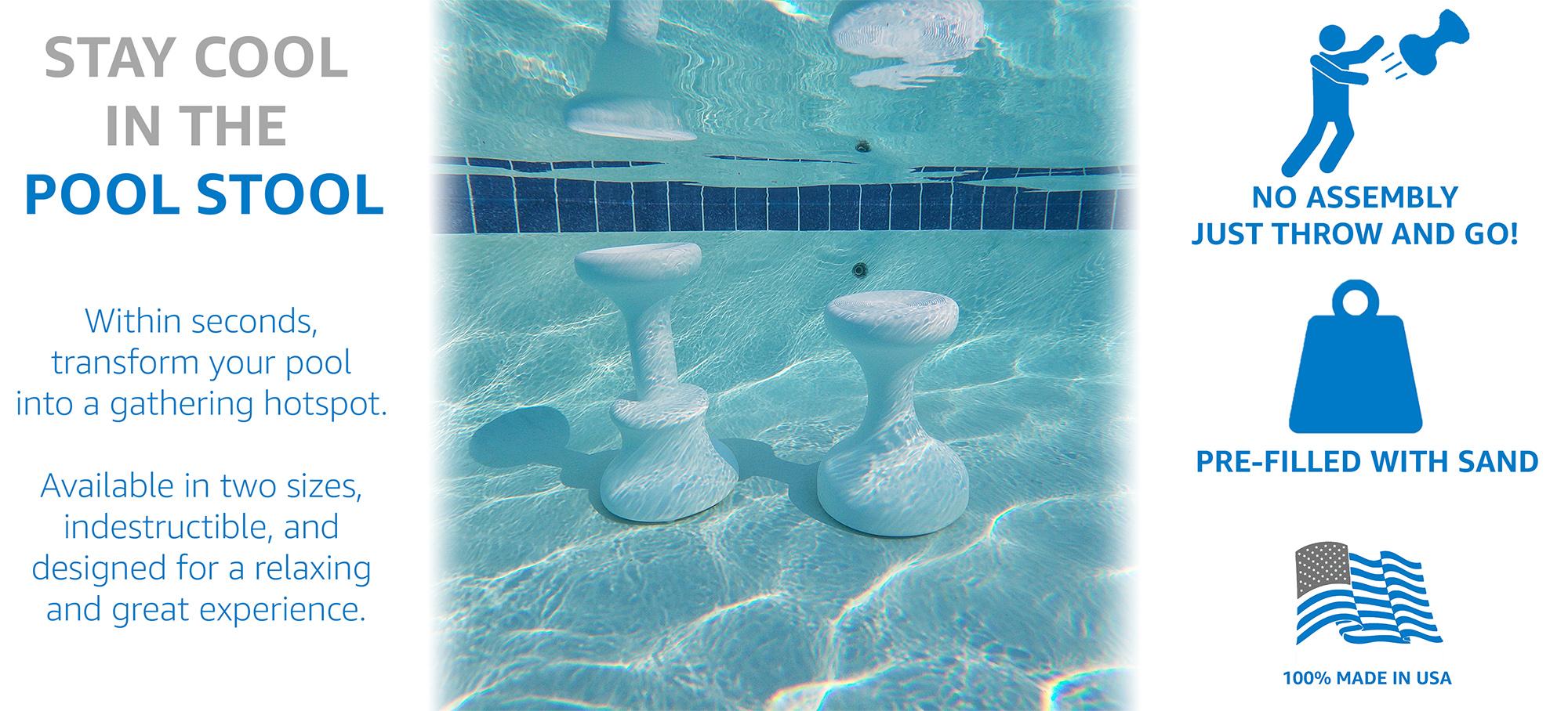 Pool Stools | Pool Basketball & Pool Volleyball | Dunn-Rite Products