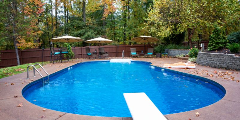 Transition into Fall with Pool Stools & Pool Fountains - Dunn-Rite Products