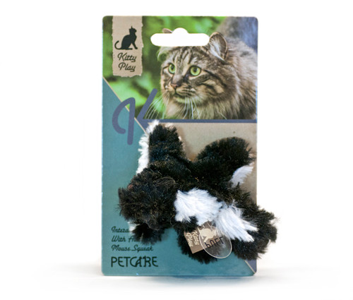 Kitty Play Squeaking Skunk | Kattleksaker - FirstVet