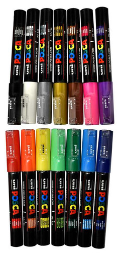Posca PC-1M Multicolor Set