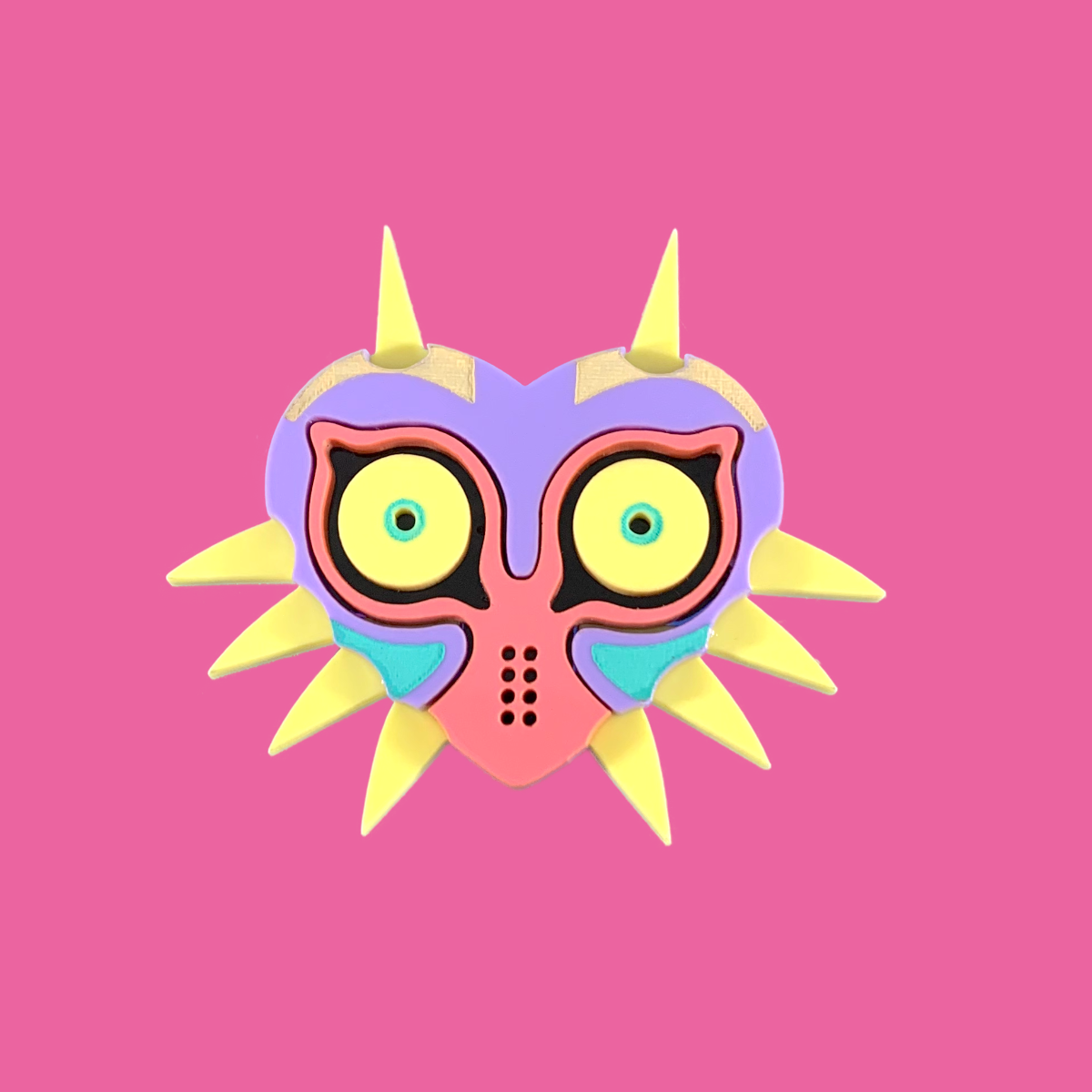 Zelda Majora Mask Brooch
