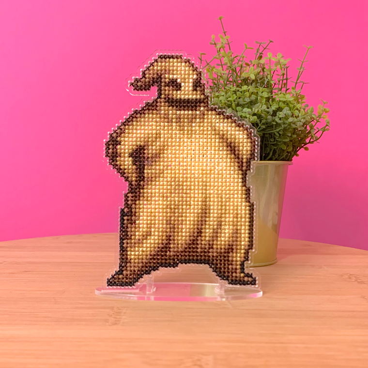Disney - Oogie Boogie - Cross Stitch Acrylic Display Stand Kit