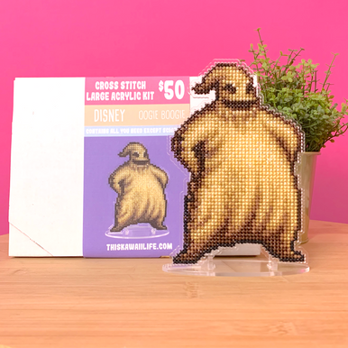 Disney - Oogie Boogie - Cross Stitch Acrylic Display Stand Kit