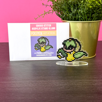 #071 Victreebel - Cross Stitch Acrylic Display Stand Blank