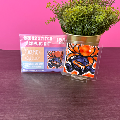 #044 Gloom - 32x32 Gen 2 Style Cross Stitch Acrylic Insert Kit