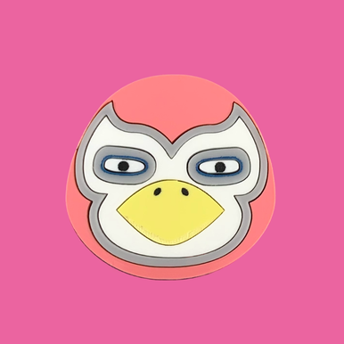 Lucha Animal Crossing Brooch