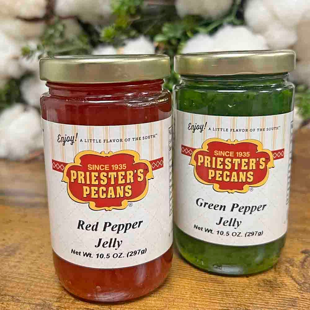 Pecan Pepper Jelly | 11 oz Jars | Country Store | Priester's Pecans