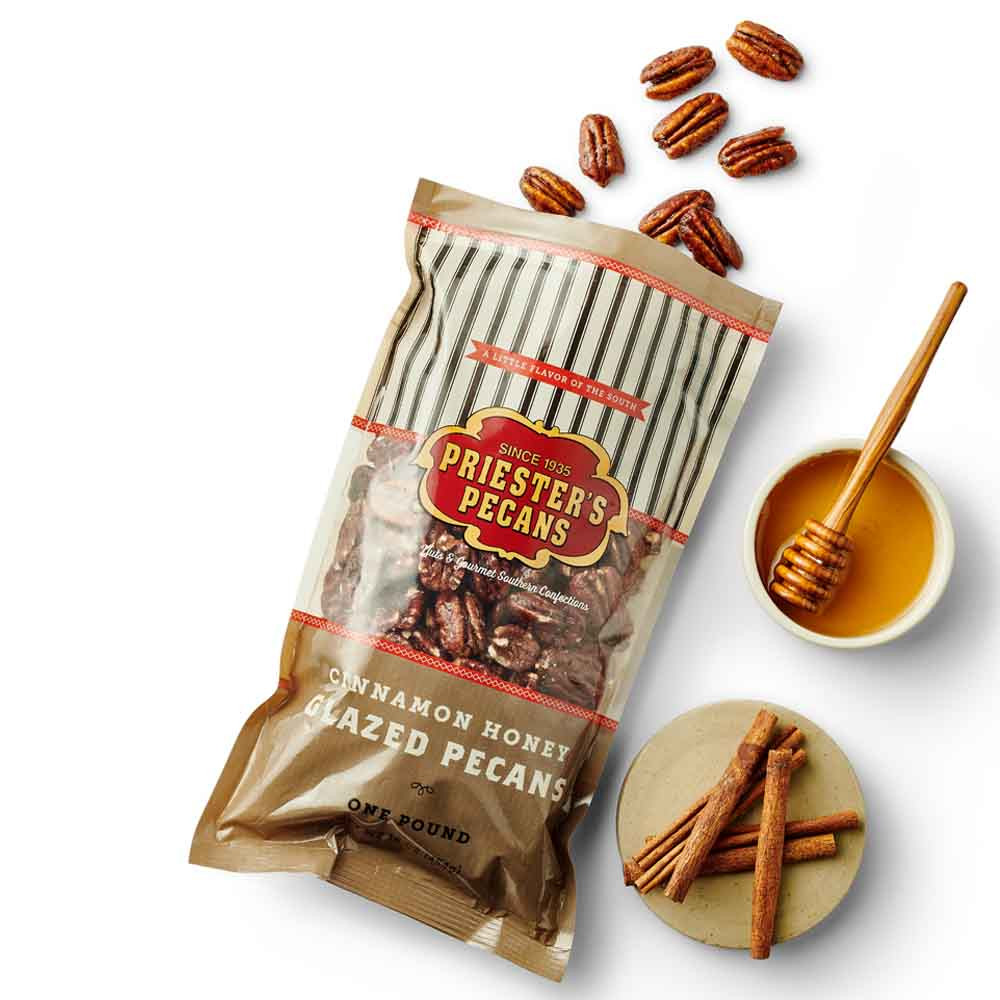Honey Glazed Pecans Canister | Nuts | Priester's Pecans