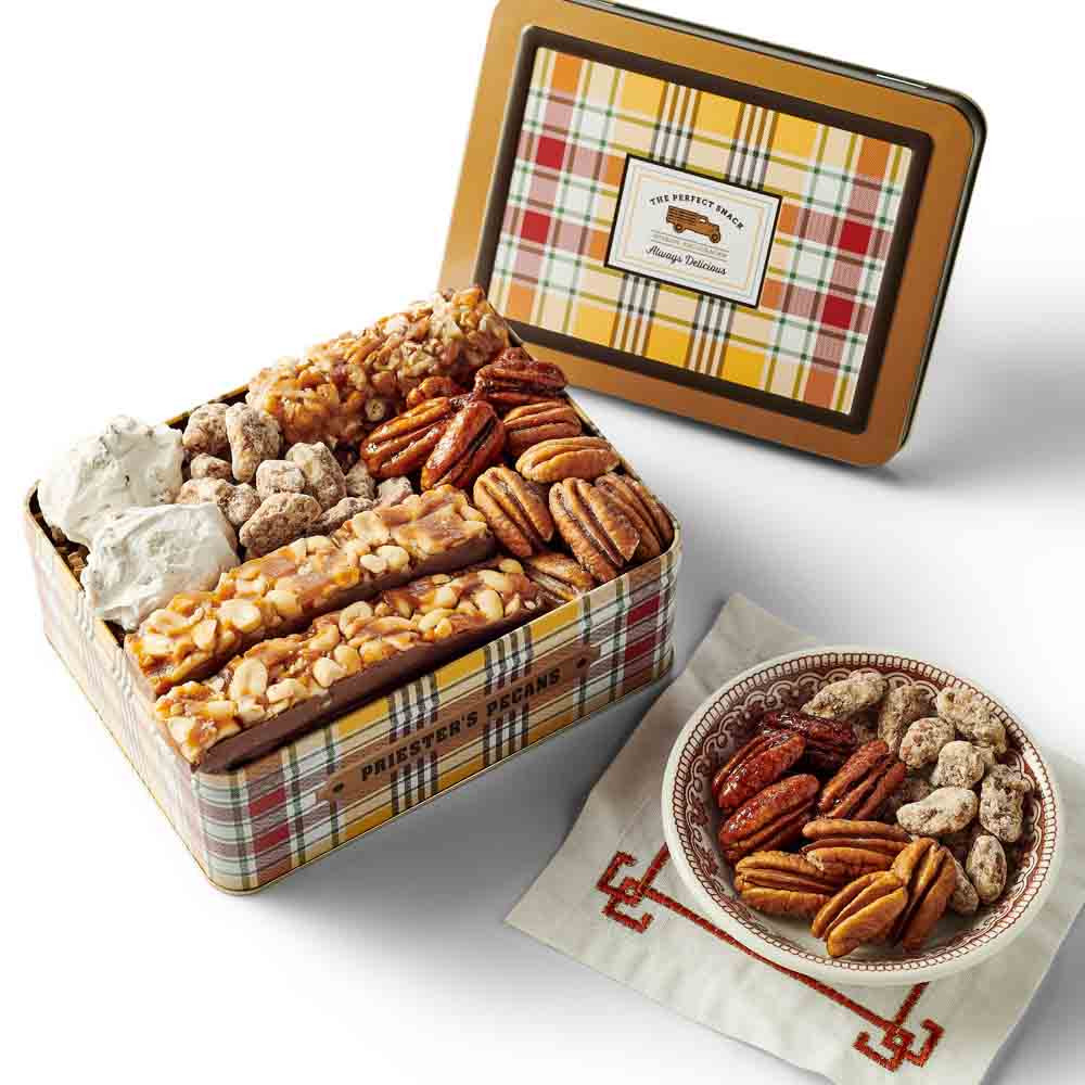 Pecan Christmas Gifts | Tins & Baskets | Priester's Pecans