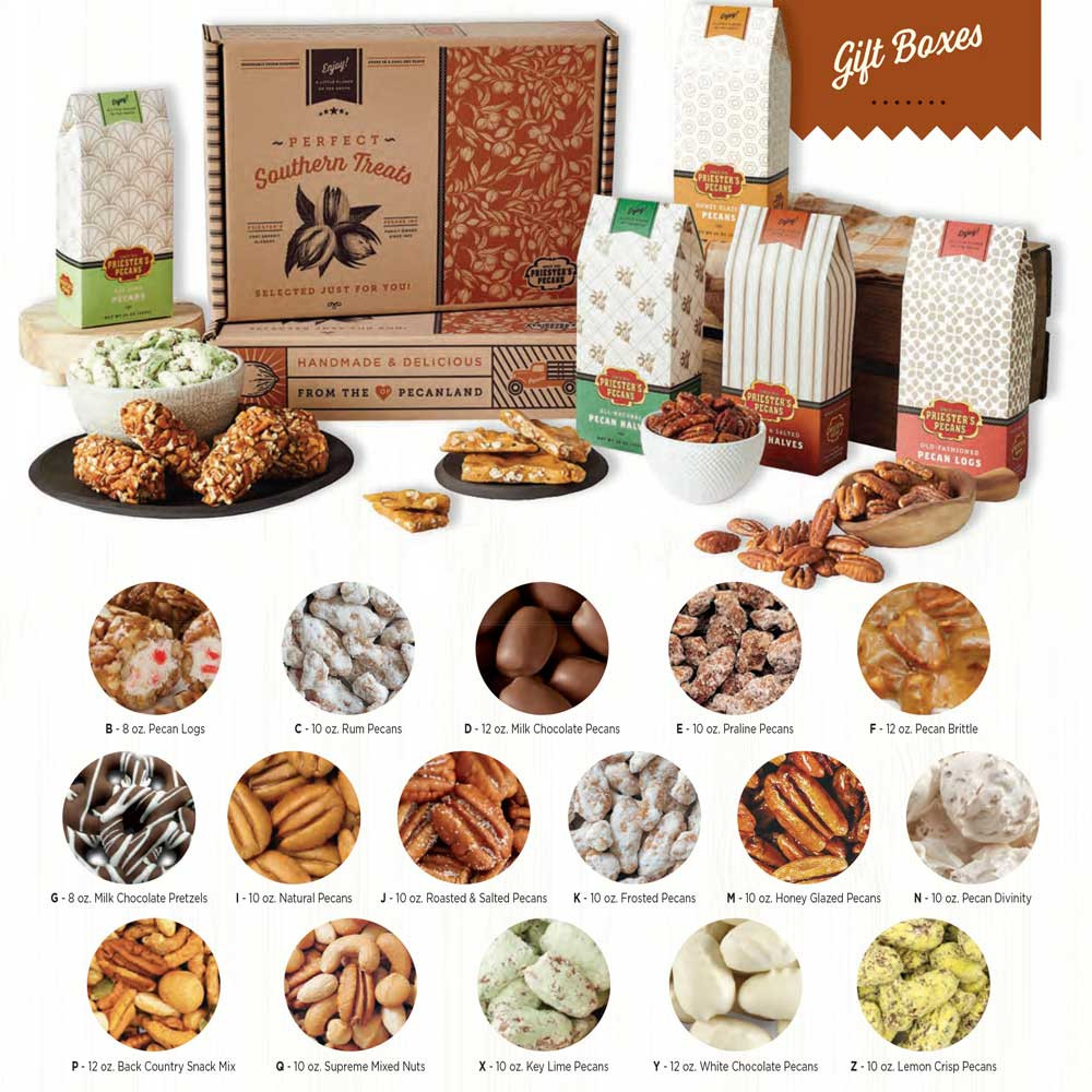 Create a Gift: Select Any 6 Items | Pecan Gifts | Priester's Pecans