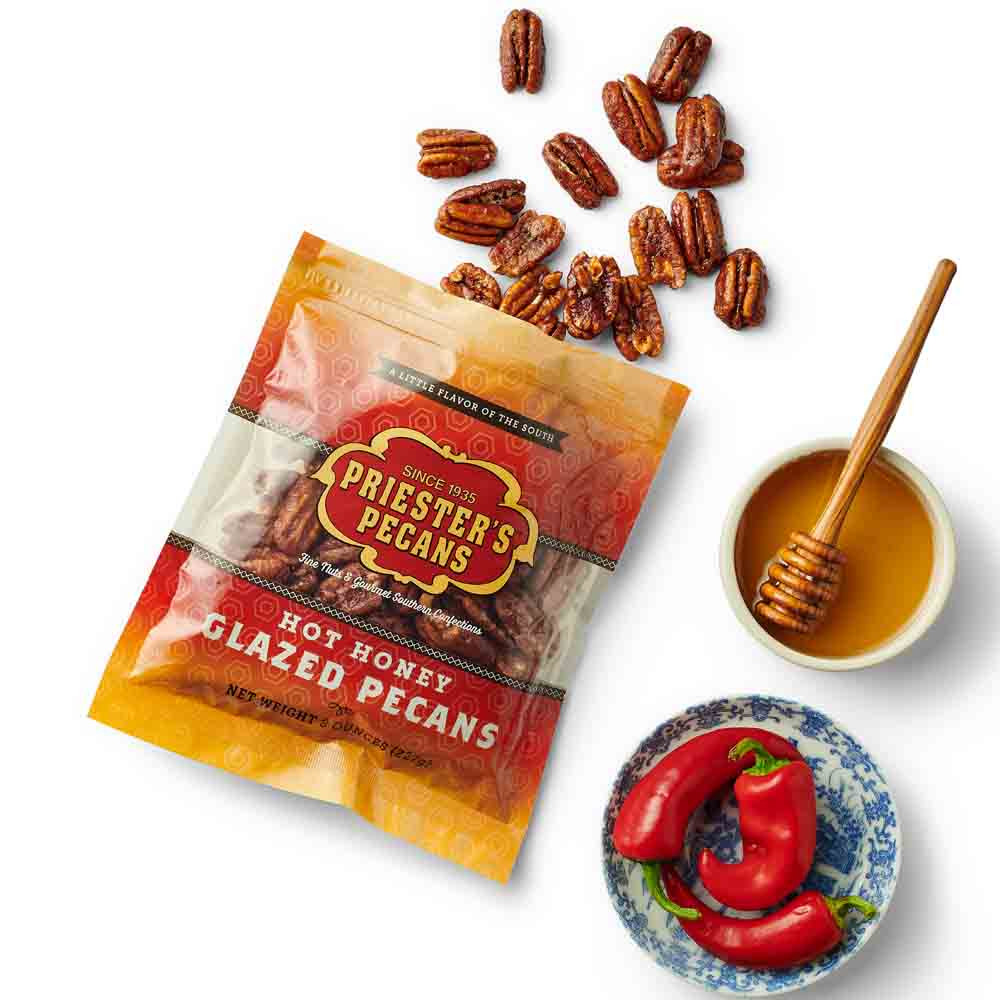 Hot Honey Glazed Pecans