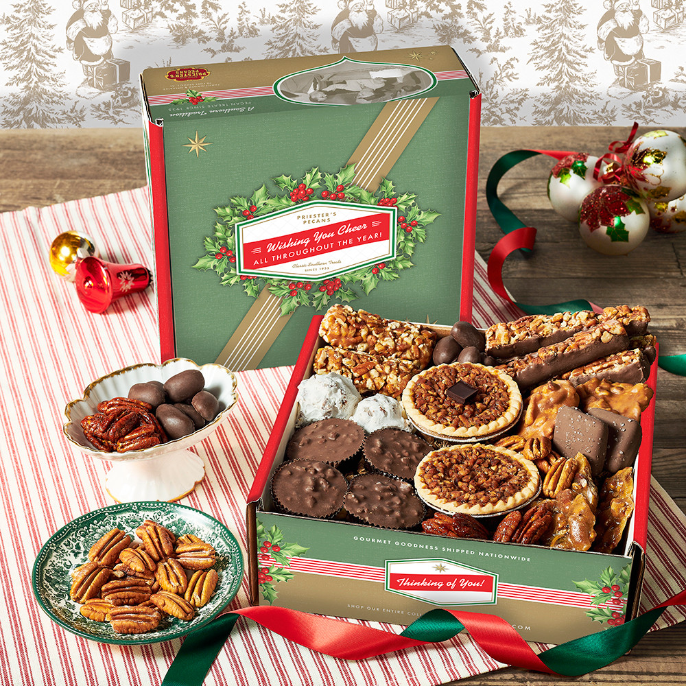 Christmas Classics Grand Sampler Gift Box | Priester’s Pecans