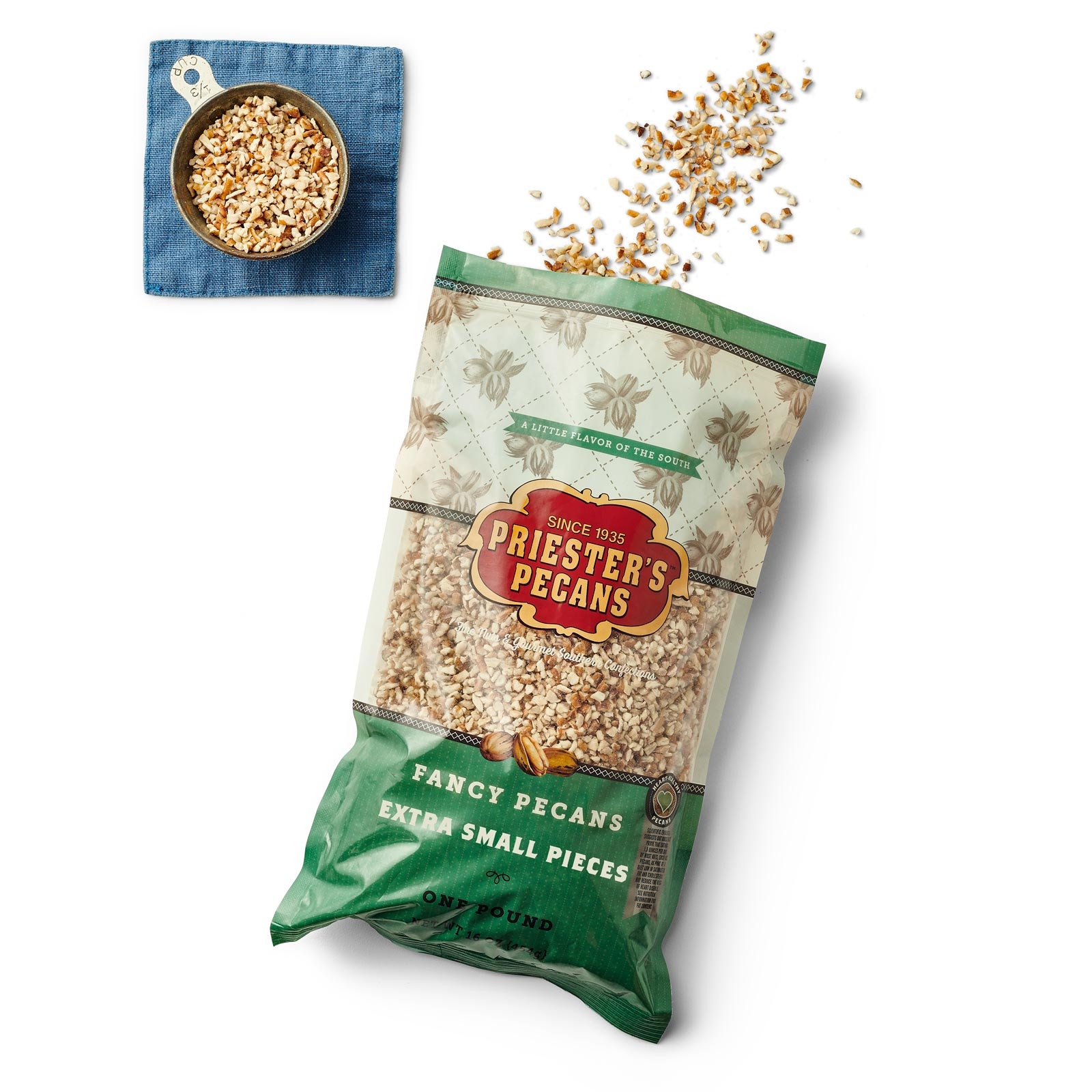 Extra Small Pecan Pieces Bag | Fresh Gourmet Nuts | Priester's Pecans