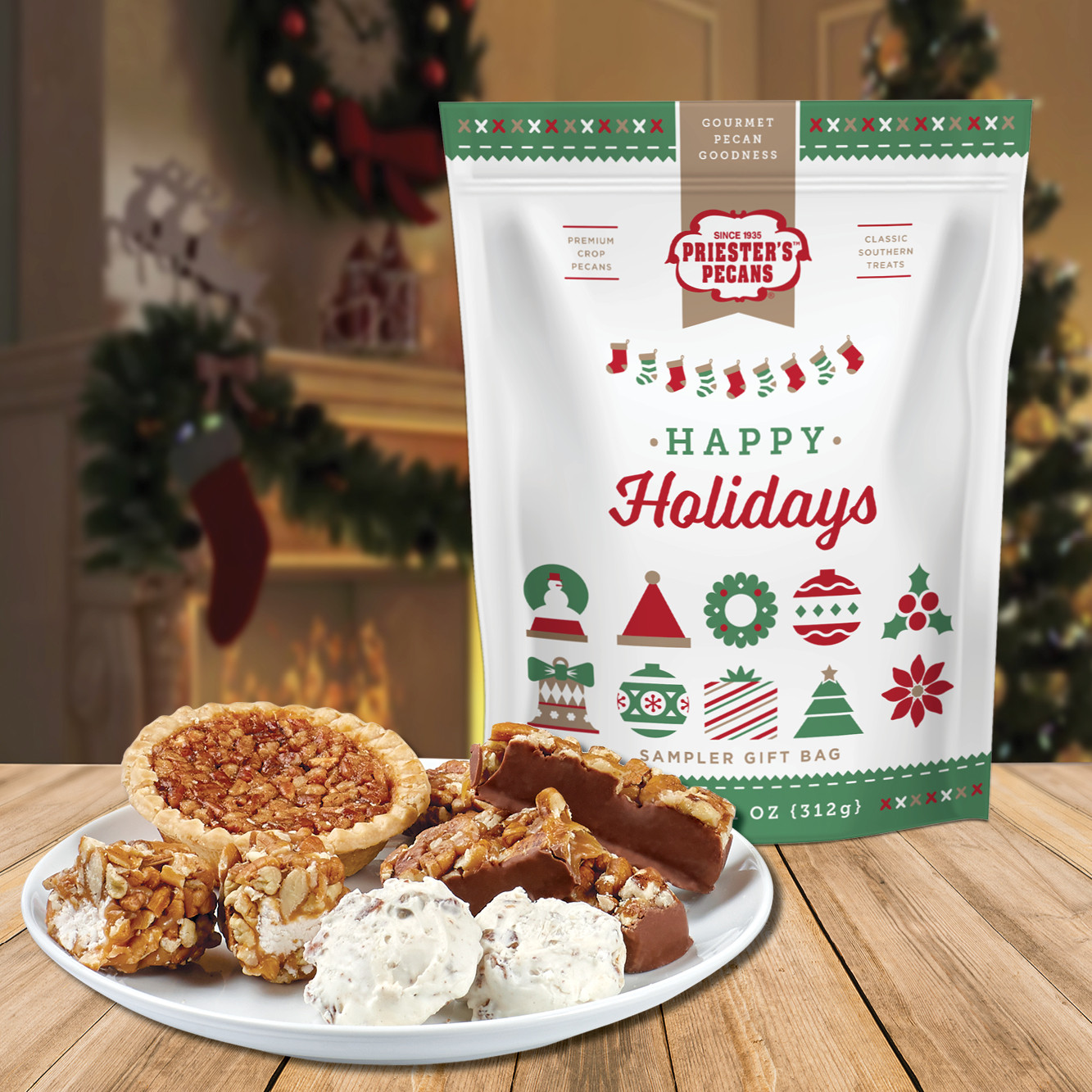 Pecan Christmas Gifts | Tins & Baskets | Priester's Pecans