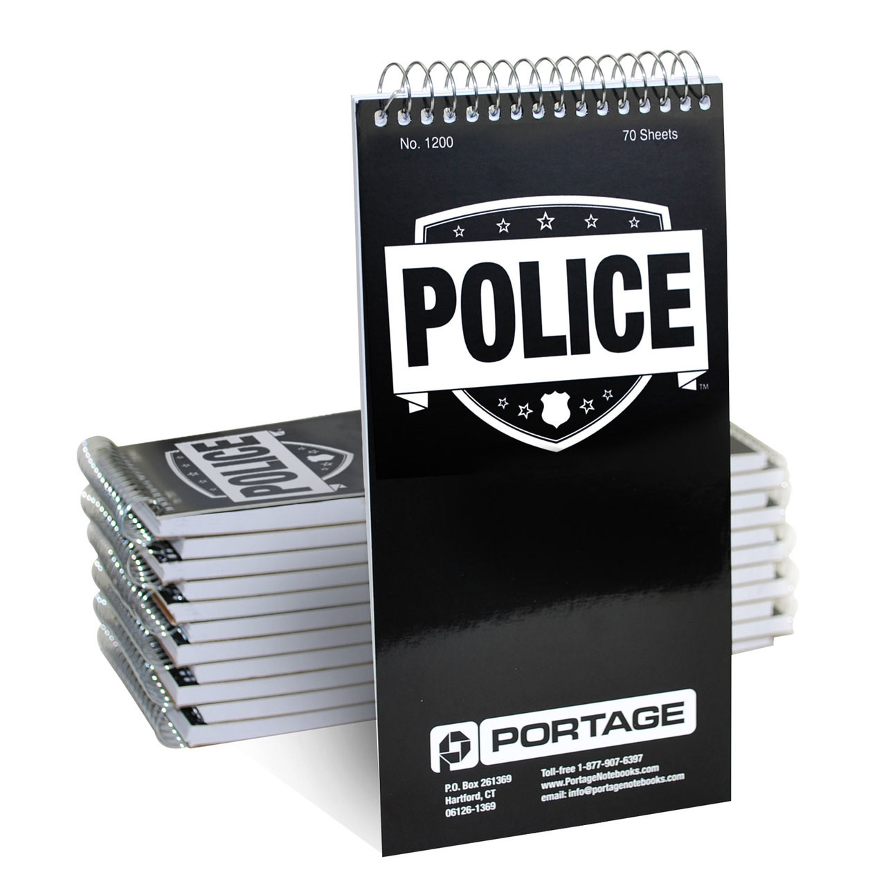 Police Notebook #1200 - Narrow Ruled 4" X 8" - 1 Dozen