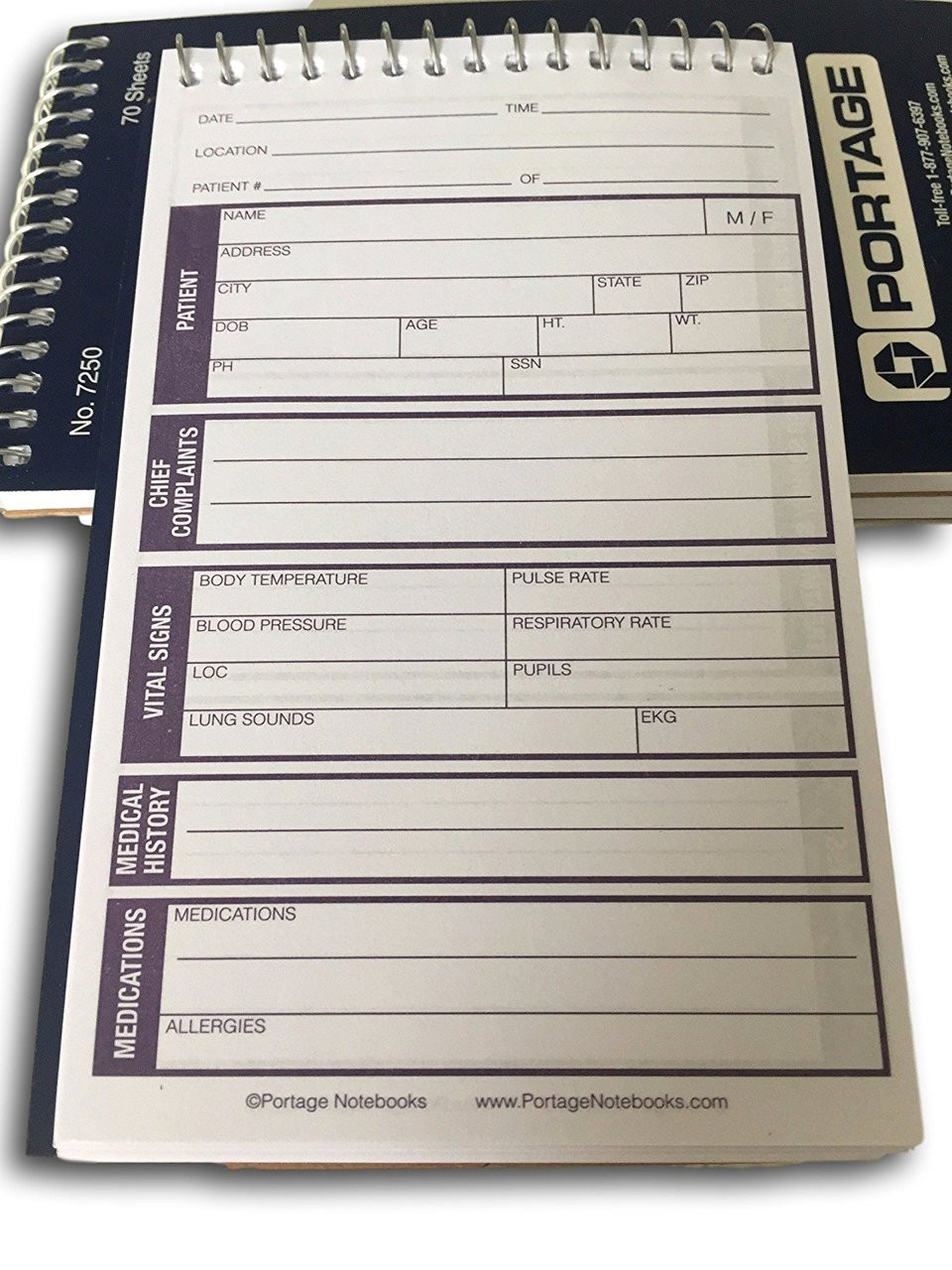 Professional EMT/Paramedics Notebooks #7250 3.75" X 6"