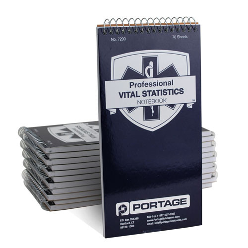 Professional EMT/Paramedics Notebooks #7200 4" X 8" - 1 Dozen