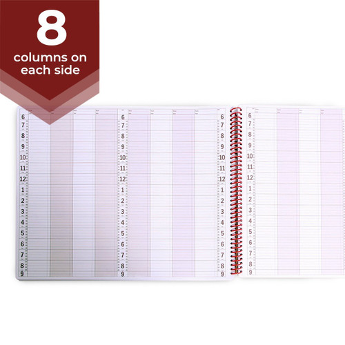 8 Column Appointment Book - 200 Pages | Portage Notebooks