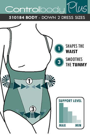 Open Bust Shaping Body | Jean Lesley