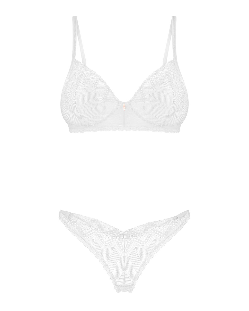 Alissium Sexy White Lingerie Set Jean Lesley