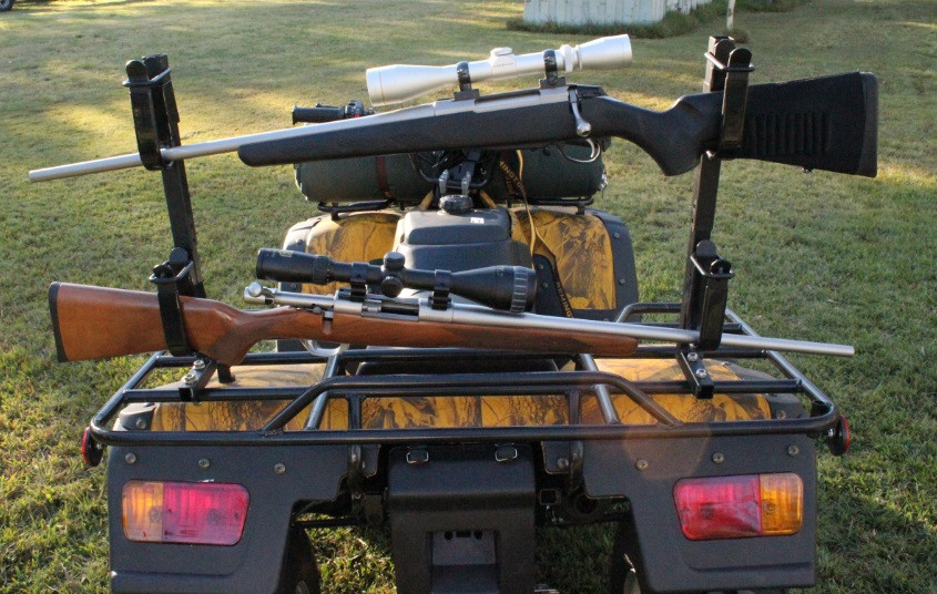 Quad Bike Double Gun Rack AusHunter Online Quad Bike Double Gun Rack AusHunter Online