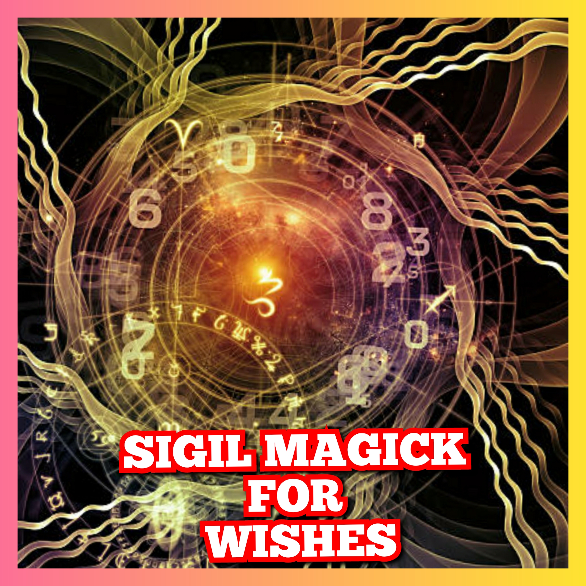Sigil Magick for Wealth, Love, Business. Protection,Money
