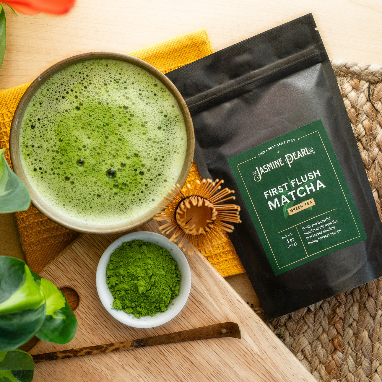 Matcha Latte Mix | Powdered Green Tea | The Jasmine Pearl Tea Co.