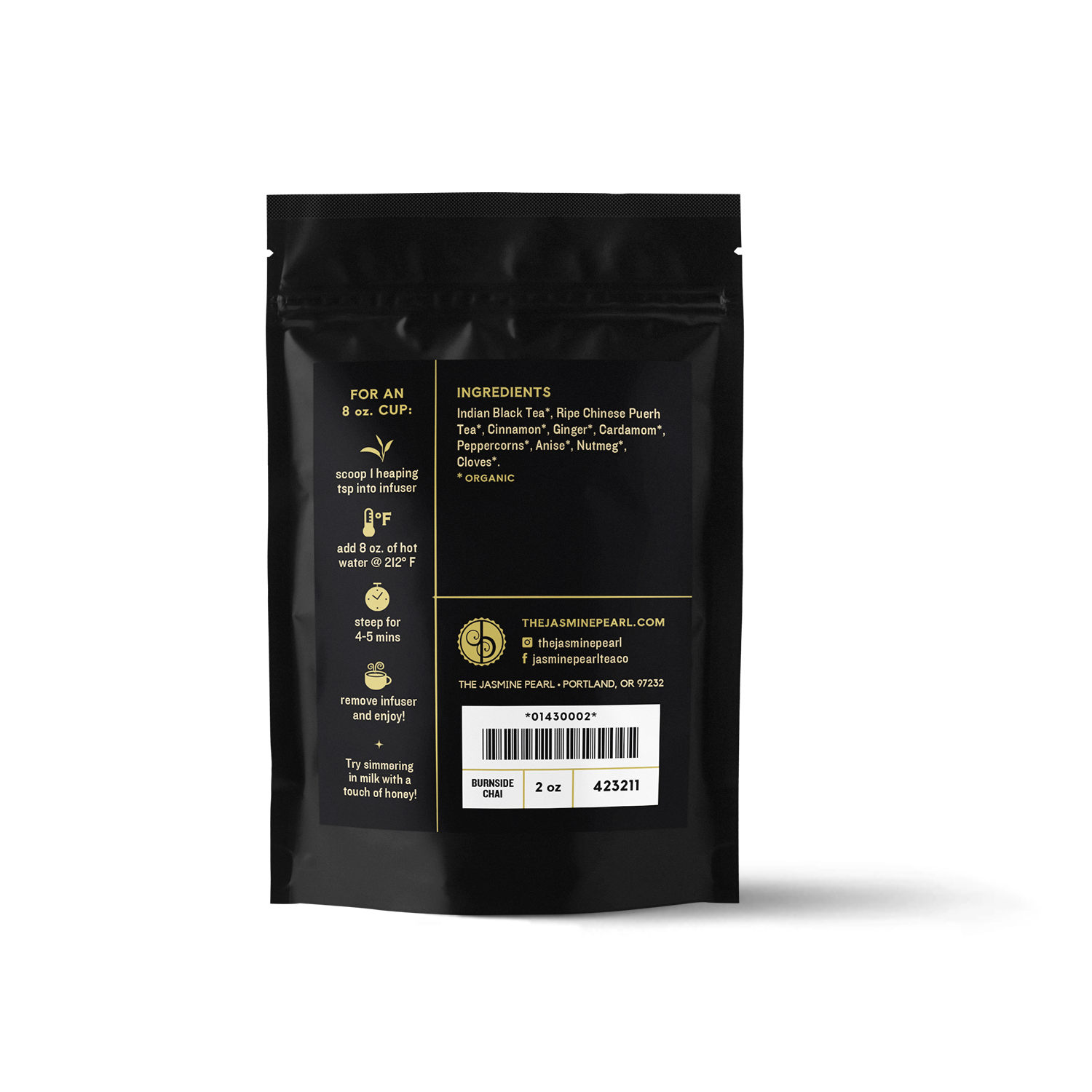 Burnside Chai | Loose Leaf Black Tea | The Jasmine Pearl Tea Co.