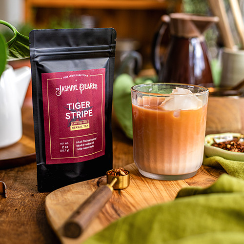 Tiger Stripe Loose Leaf Thai Tea Herbal Blend | The Jasmine Pearl Tea Co.