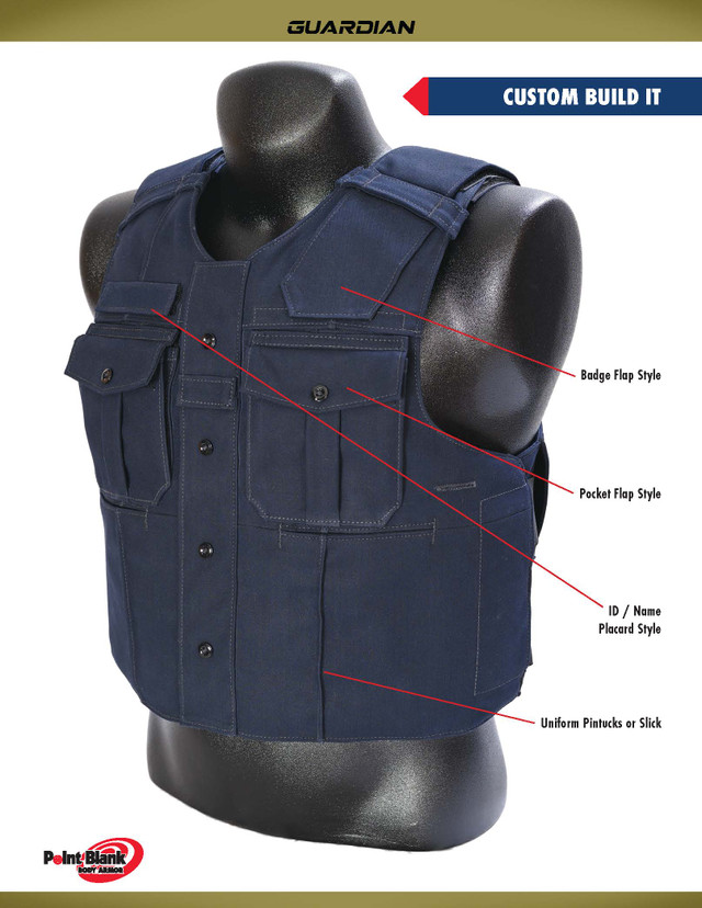 POINT BLANK POINT BLANK ALPHA ELITE AXIIIA BALLISTIC VEST WITH HI LITE ...
