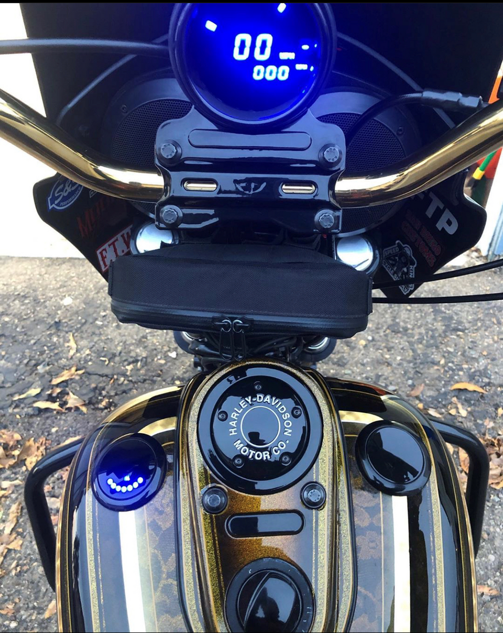2012-2017 Dyna FXDB, & FXDWG Speedo Relocation Harness (Speedo Only ...