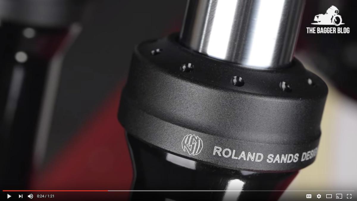 ROLAND SANDS DESIGN - 39mm Tracker Fork Dust Cap - V-Twin Now